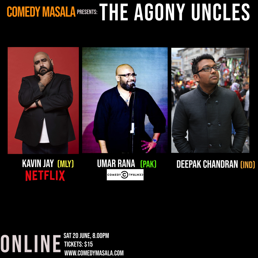 Comedy Masala – Singapore’s BIGGEST & MOST POPULAR Weekly Stand-up Comedy Show!