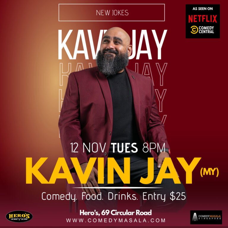 Comedy Masala – Singapore’s BIGGEST & MOST POPULAR Weekly Stand-up Comedy Show!