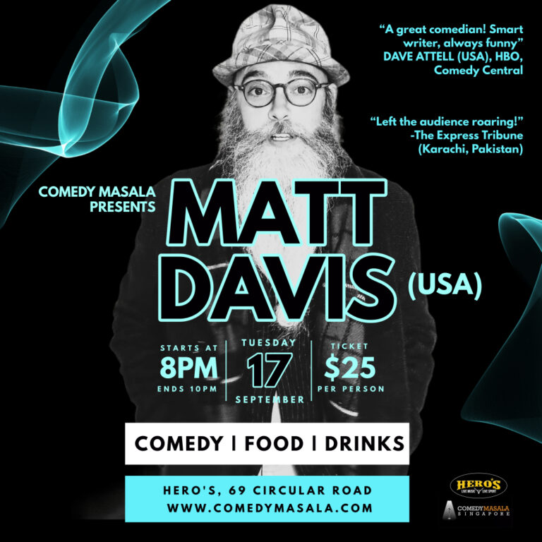 Comedy Masala – Singapore’s BIGGEST & MOST POPULAR Weekly Stand-up ...
